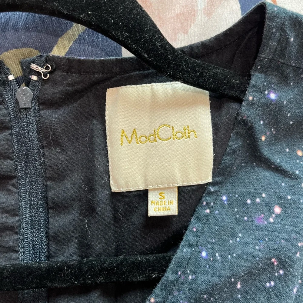 Modcloth | Dresses | Modcloth Take Up Space Cosmic Kittens Dress | Poshmark